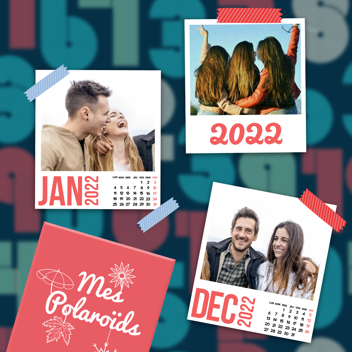 Polacalendar, votre calendrier personnalisé format polaroid ...
