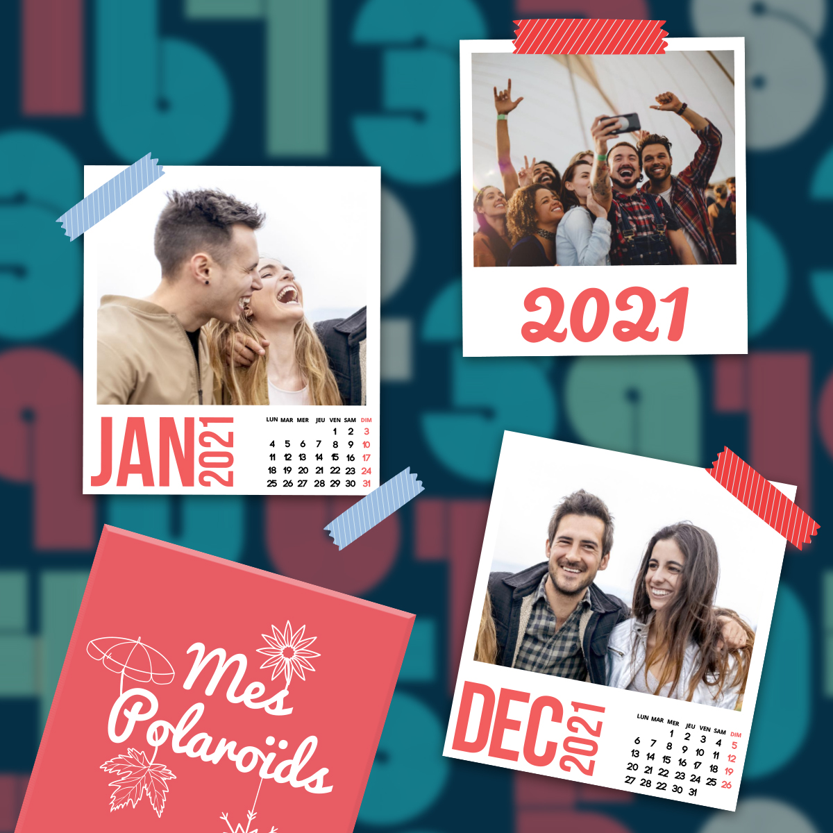 Polacalendar, votre calendrier personnalisé format polaroid ...
